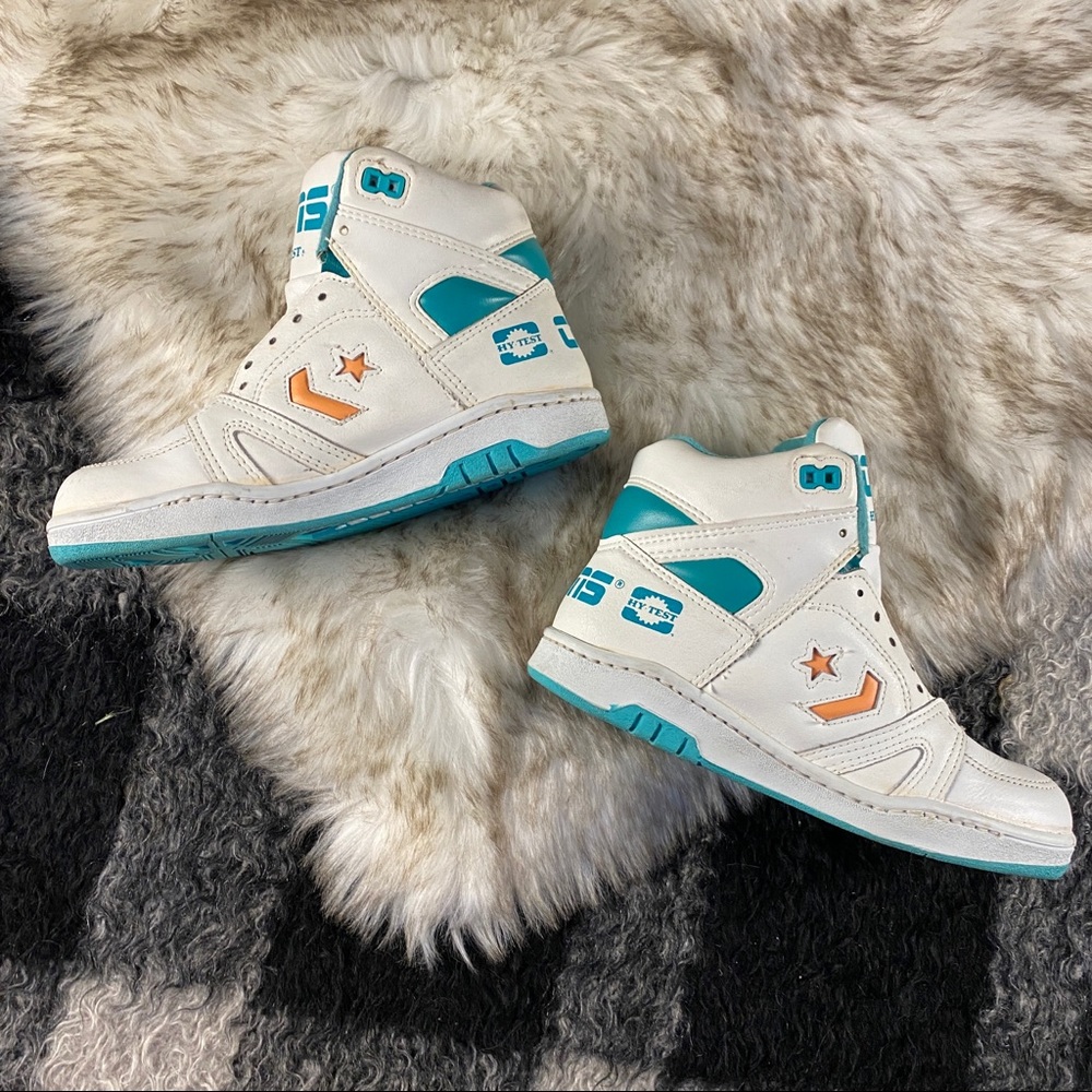 Rare 80s Converse Cons High Top Sneaker Hy-Test Baske… - Gem